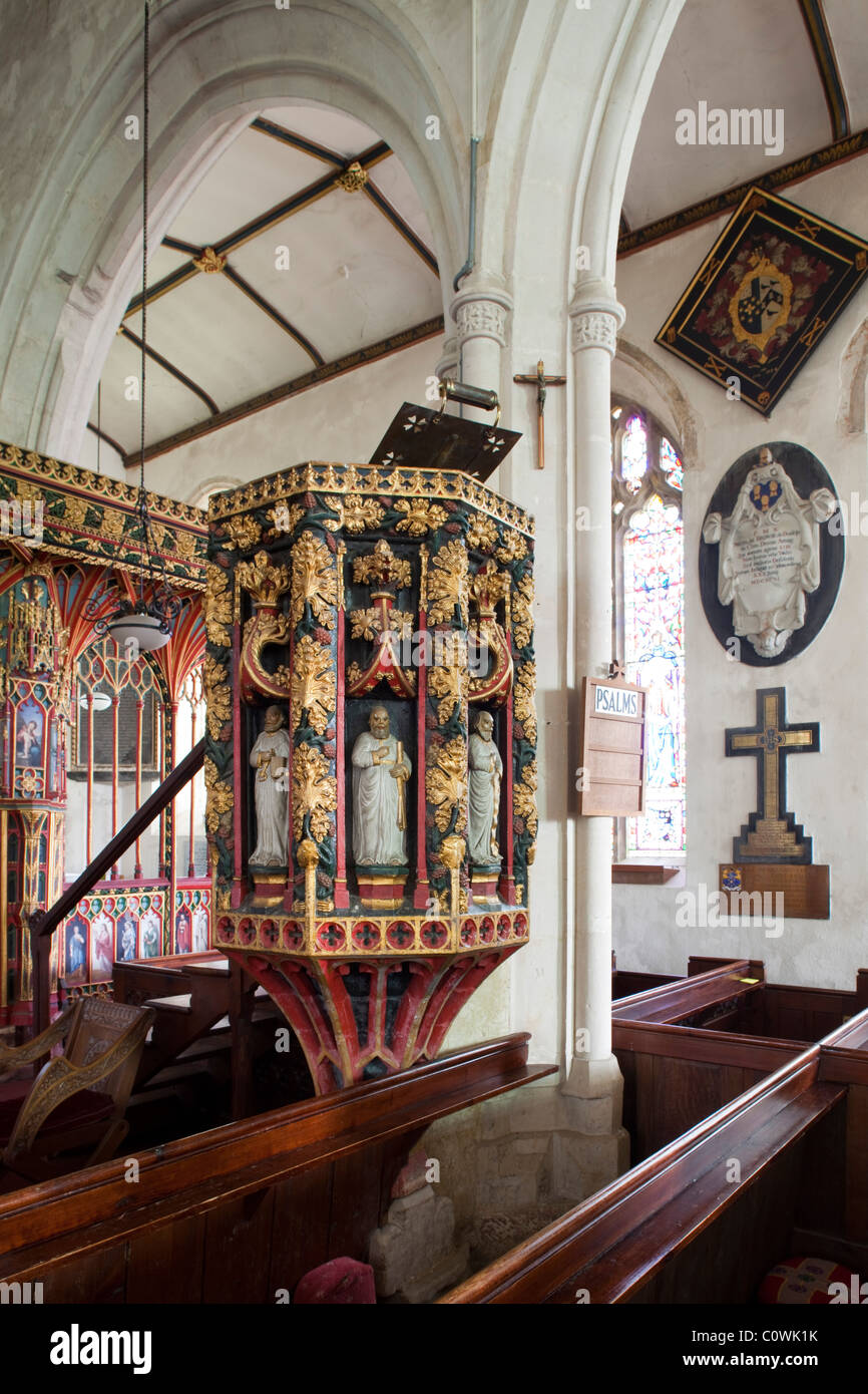 St Andrew church, Harberton, Devon Stock Photo - Alamy