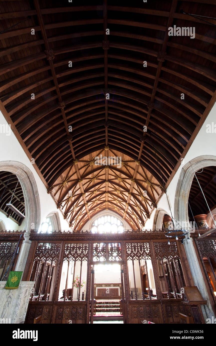 Devon church interior hi-res stock photography and images - Alamy
