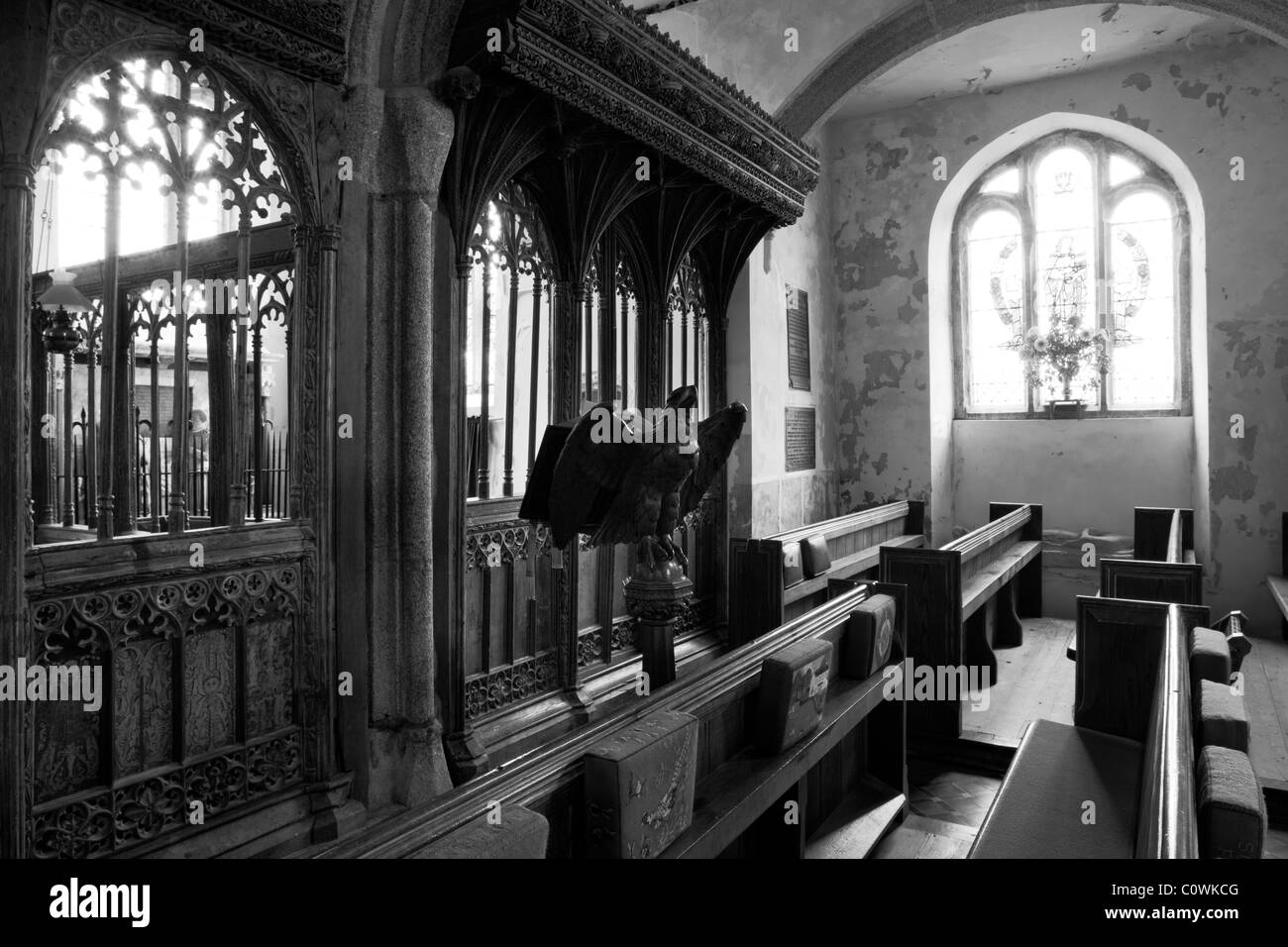 Church of St. Nicholas and St. Cyriac, South Pool, Devon, fine rood ...