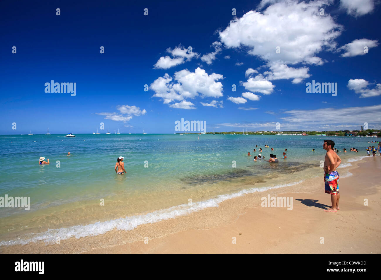 Usa, Caribbean, Puerto Rico, West Coast, Boqueron Beach Resort Stock ...