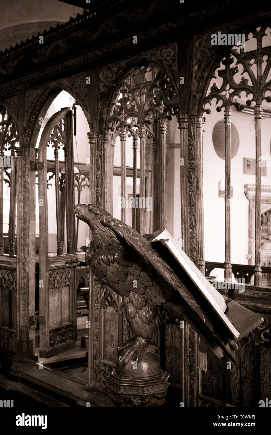 Church of St. Nicholas and St. Cyriac, South Pool, Devon, fine rood ...