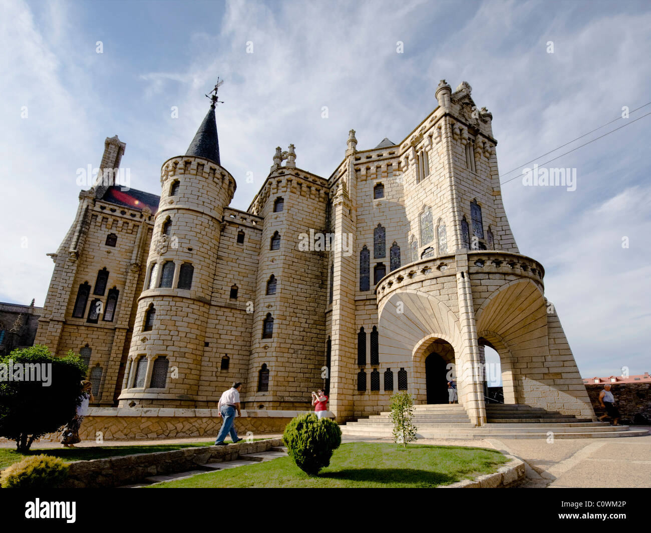 Bishops Palace built by Antoni Gaudi, Museo de los Caminos, Leon, Spain ...