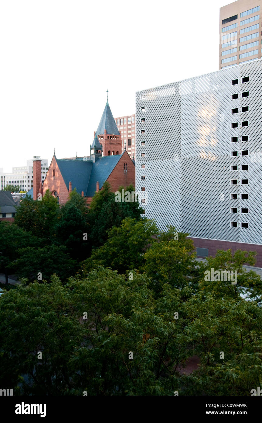 Denver Skyline, Mosque,Denver Hotels,Offices,Old Architectural ...