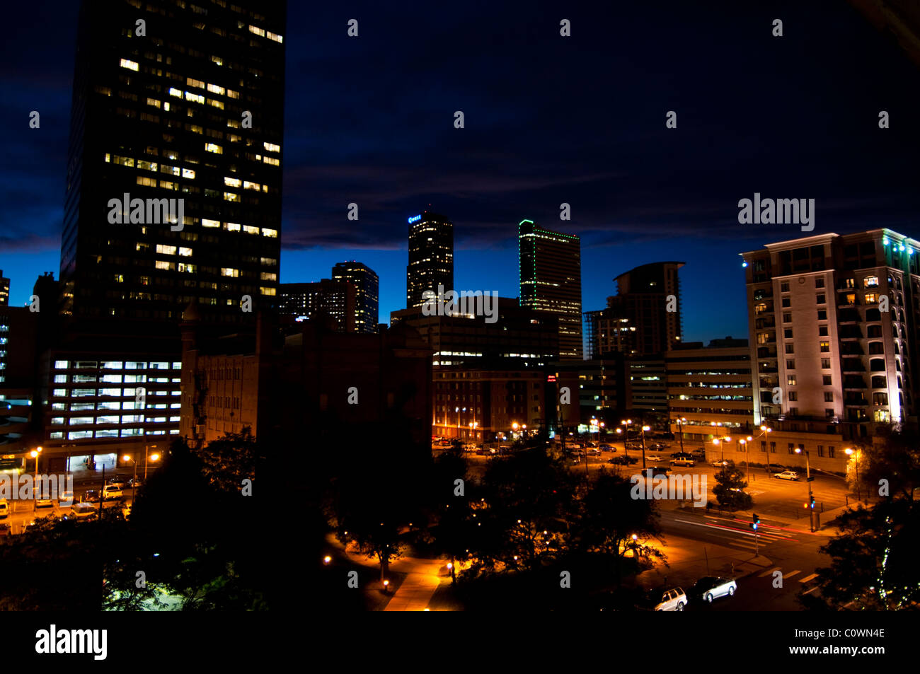 Denver Skyline, Mosque,Denver Hotels,Offices,Old Architectural ...