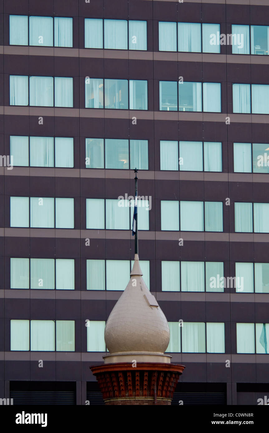 Denver Skyline, Mosque,Denver Hotels,Offices,Old Architectural ...