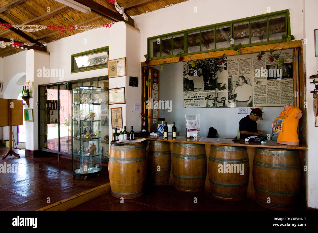 Peru. Ica department. Tacama wineries. Shop Stock Photo - Alamy