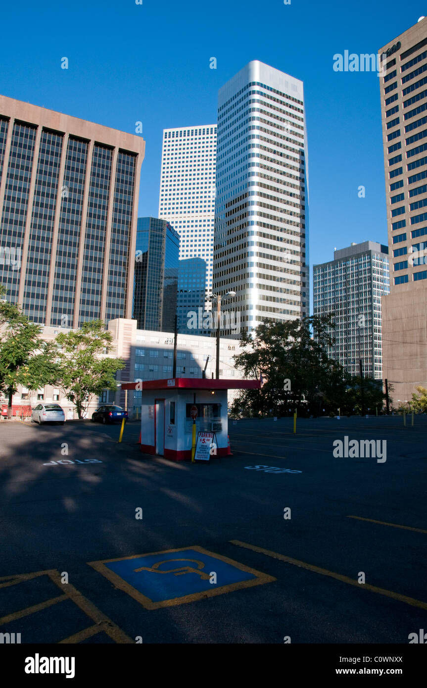 Denver Skyline,Offices,Old Architectural Victorian Homes,Churches,State ...