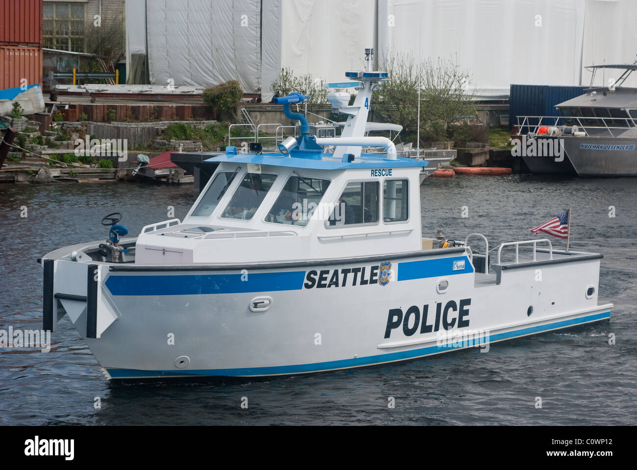 Seattle police boat hi-res stock photography and images - Alamy