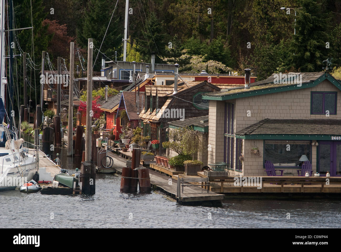 Waterfront scenes from around Puget Sound and Lake Union in Seattle ...
