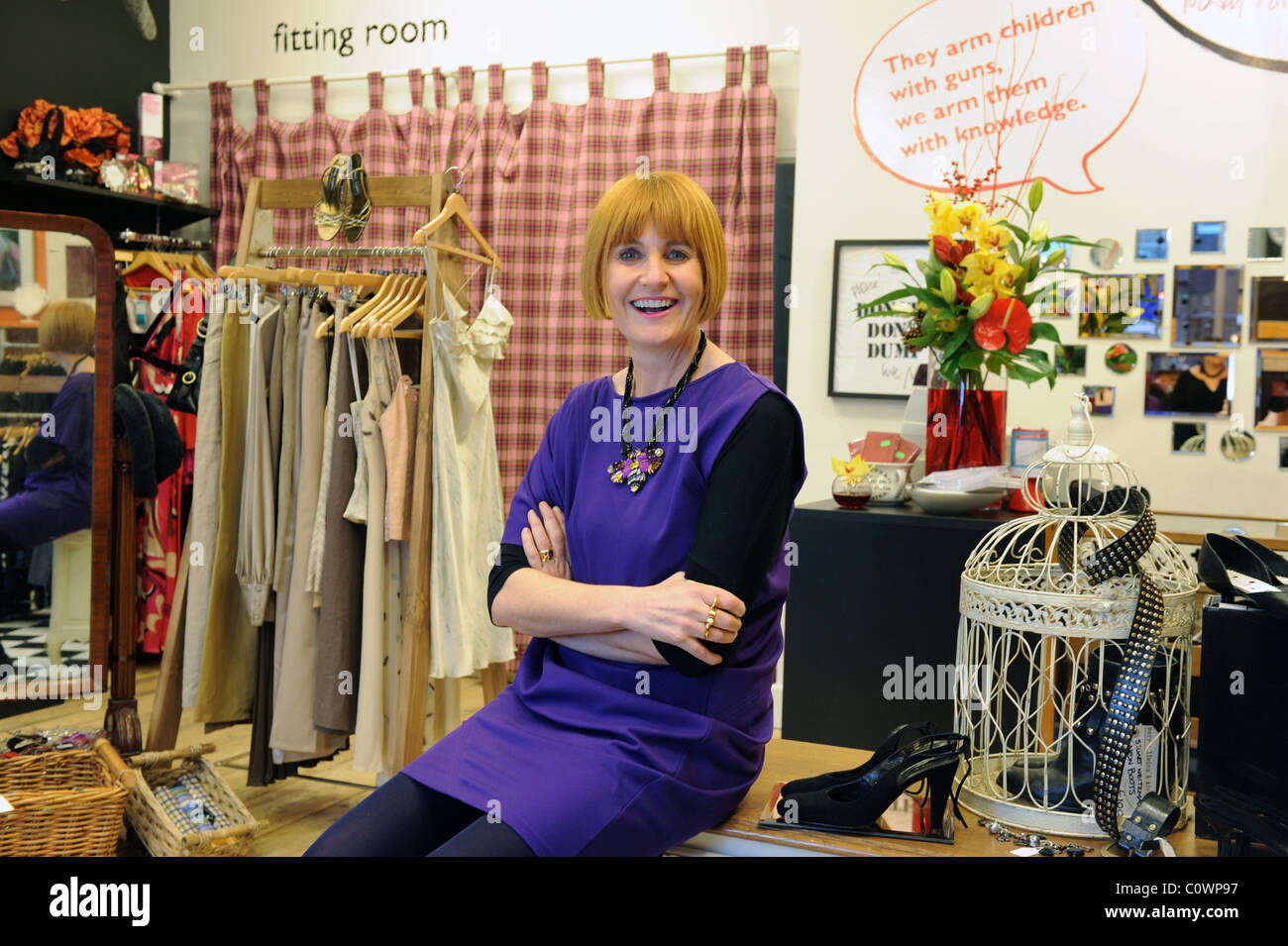 Mary Portas, ‘the Queen of Shops’ in her new boutique-style, designer ...