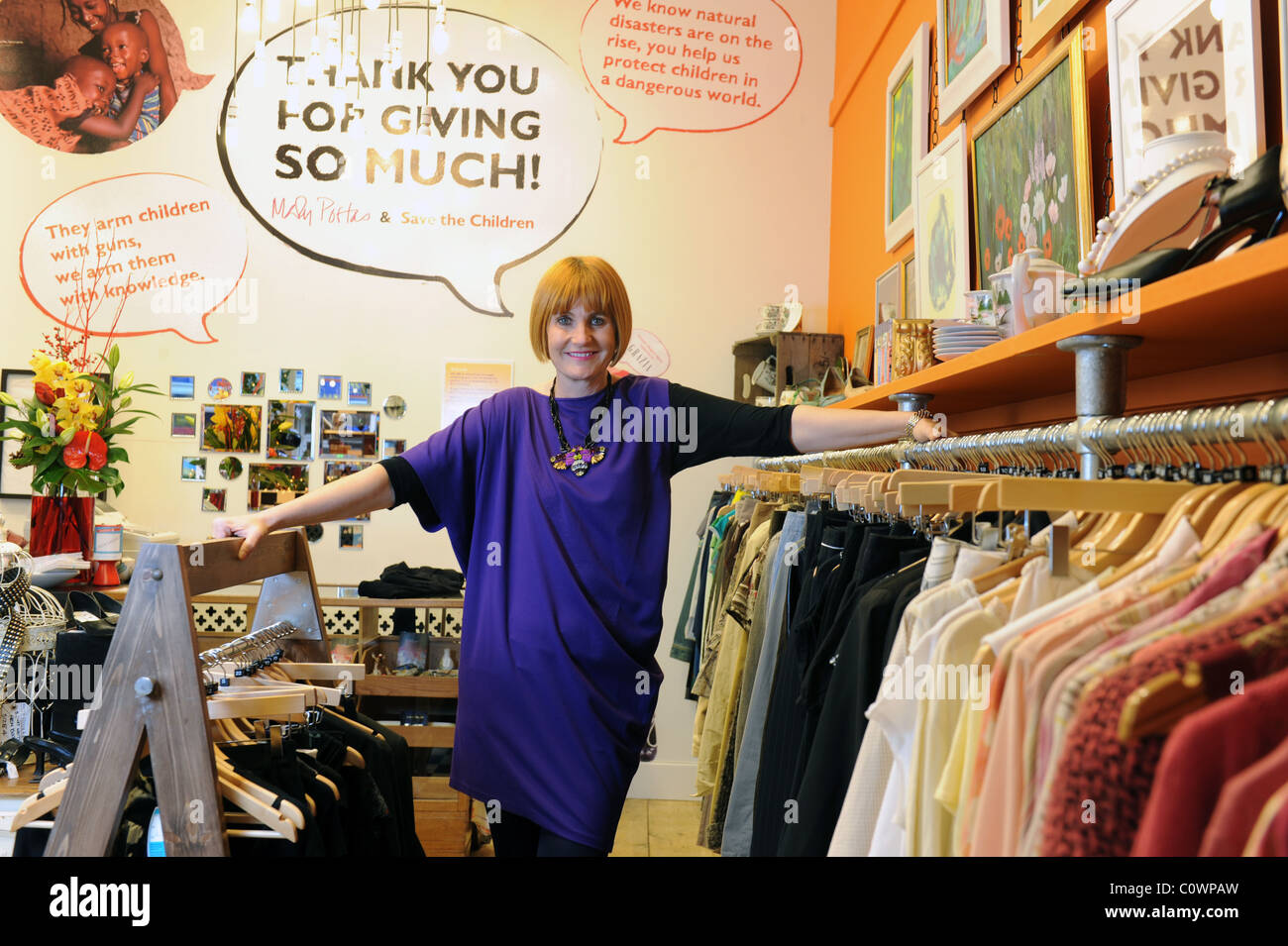 Mary Portas, ‘the Queen of Shops’ in her new boutique-style, designer ...