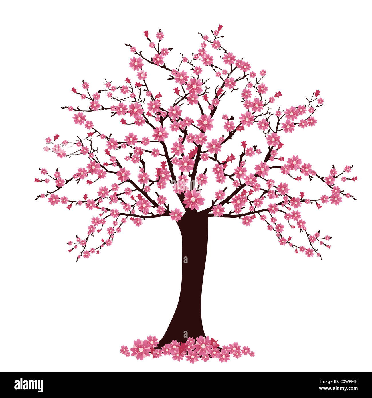 Cherry tree painting hi-res stock photography and images - Alamy