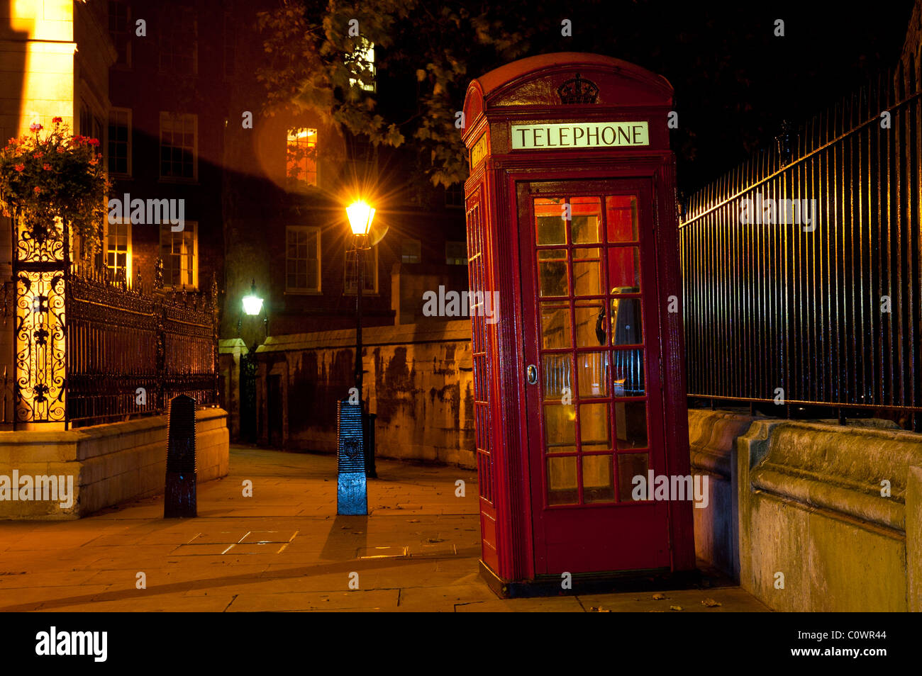 London Telephone Booth Stock Photo - Alamy