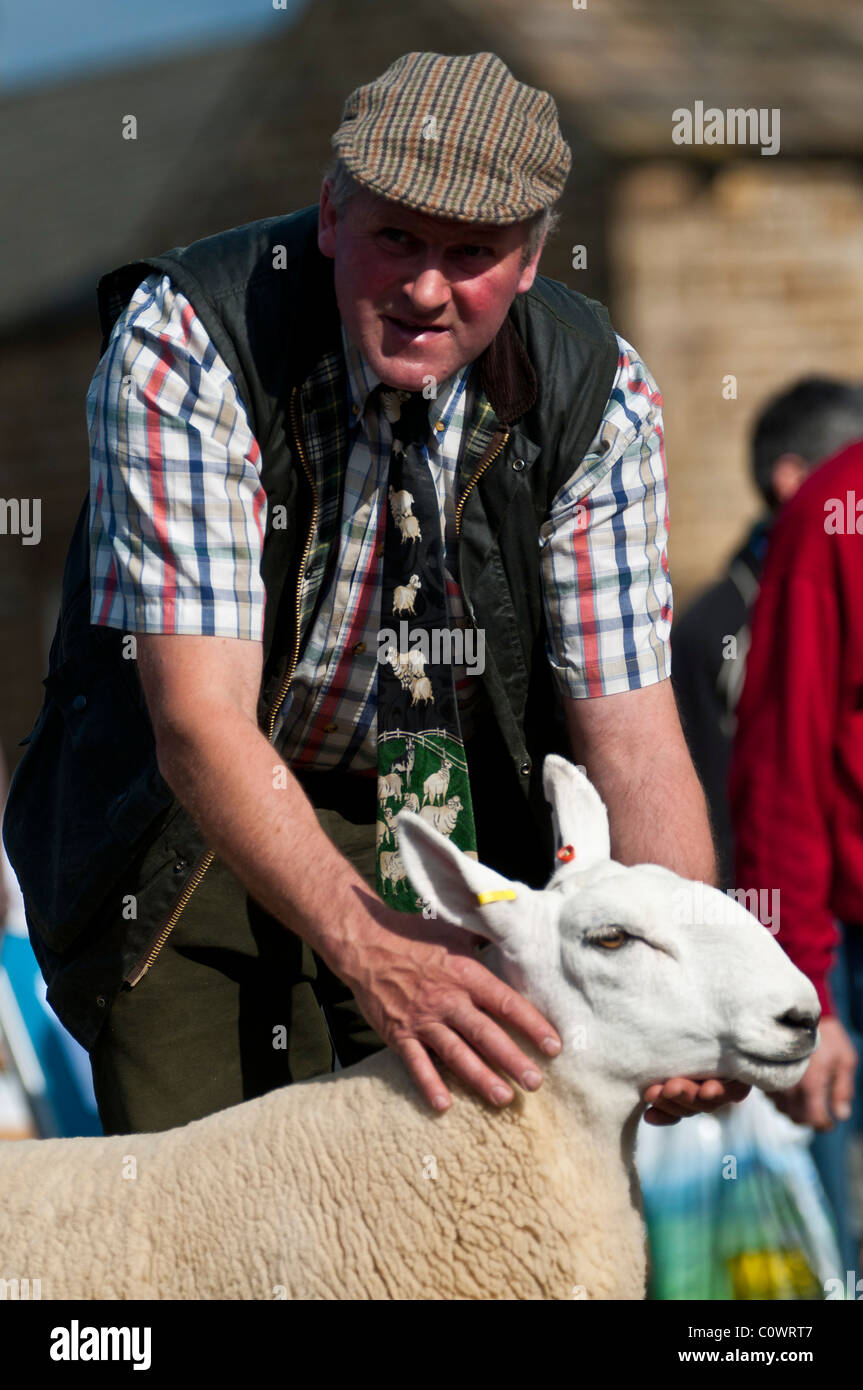 View of Masham Sheep Fair Stock Photo - Alamy