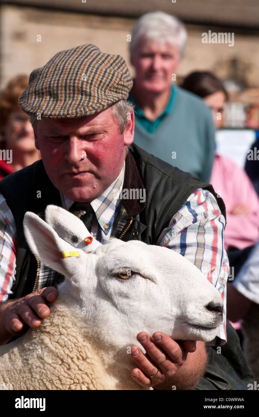 View of Masham Sheep Fair Stock Photo - Alamy