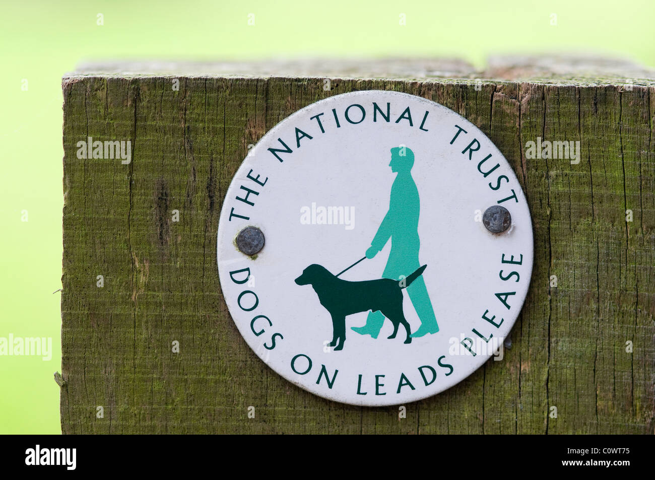 National trust sign signage hi-res stock photography and images - Alamy