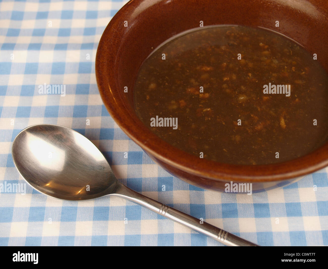Bowl of soup Stock Photo - Alamy