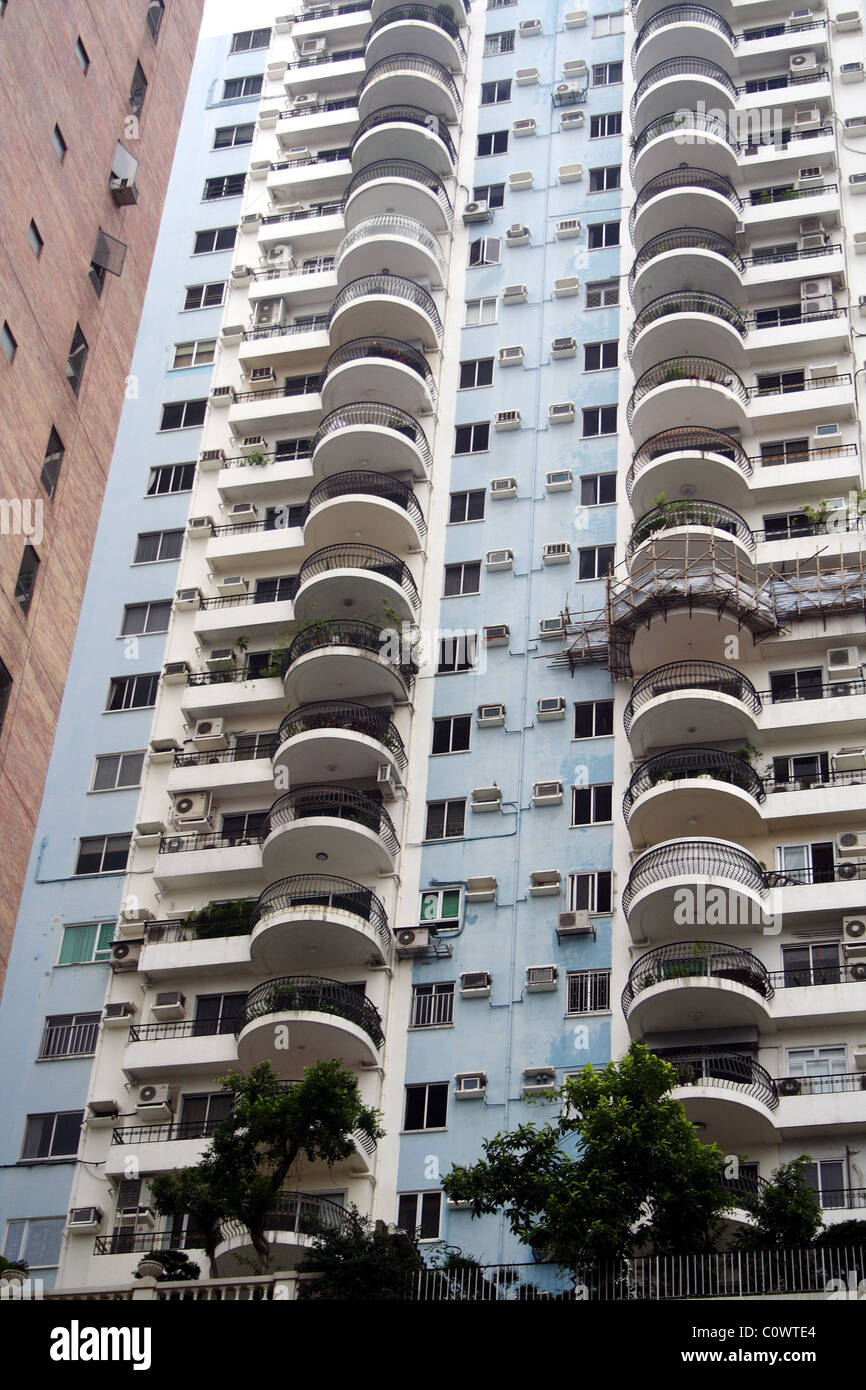 Hi-rise building in Hong Kong, China Stock Photo - Alamy