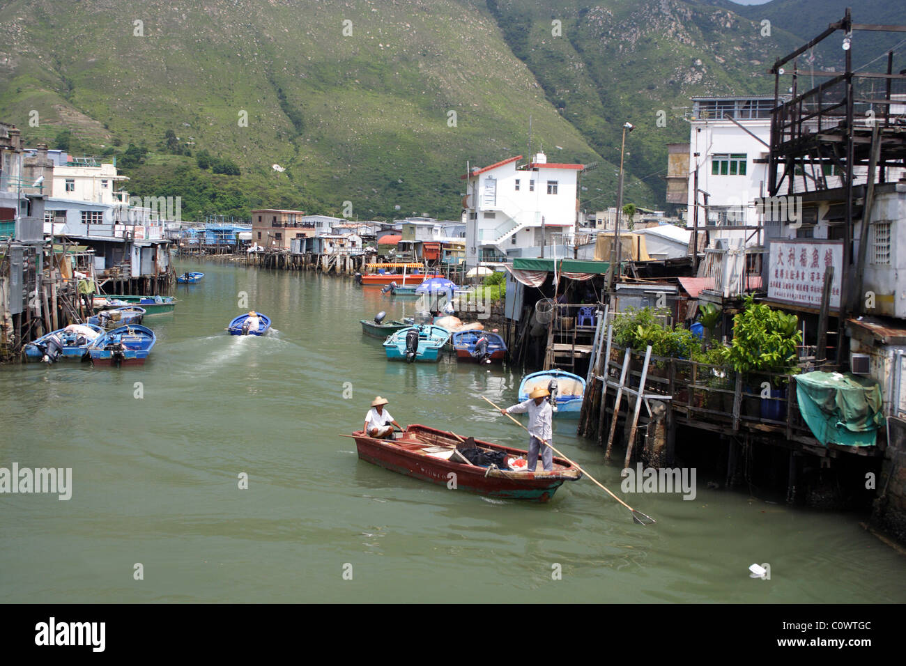 Tai O fishing village, Tai O Island off Lantau Island, Hong Kong, China ...
