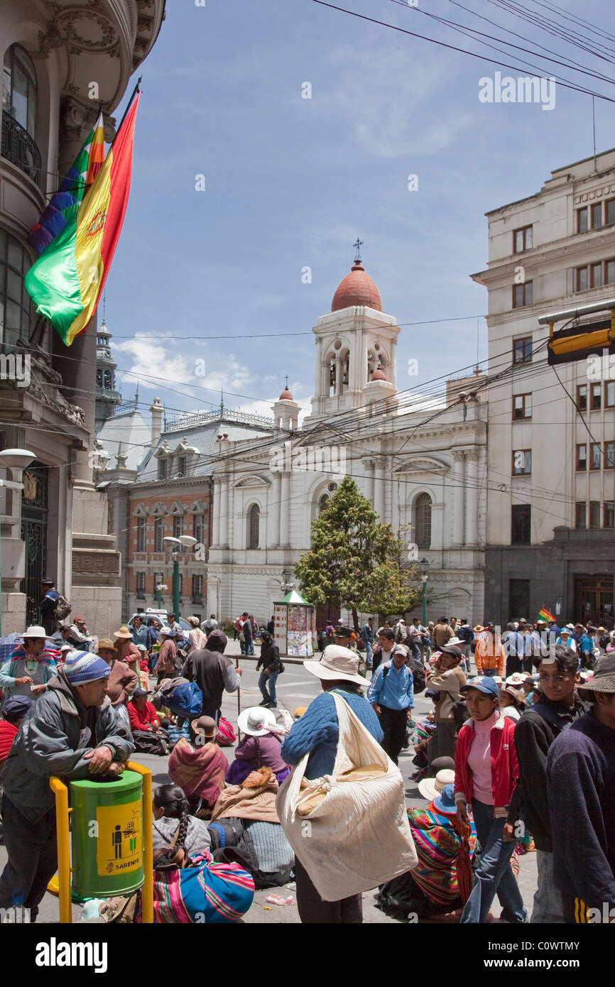 Santa Maria, Mercado, La Paz, Bolivia, South America Stock Photo - Alamy
