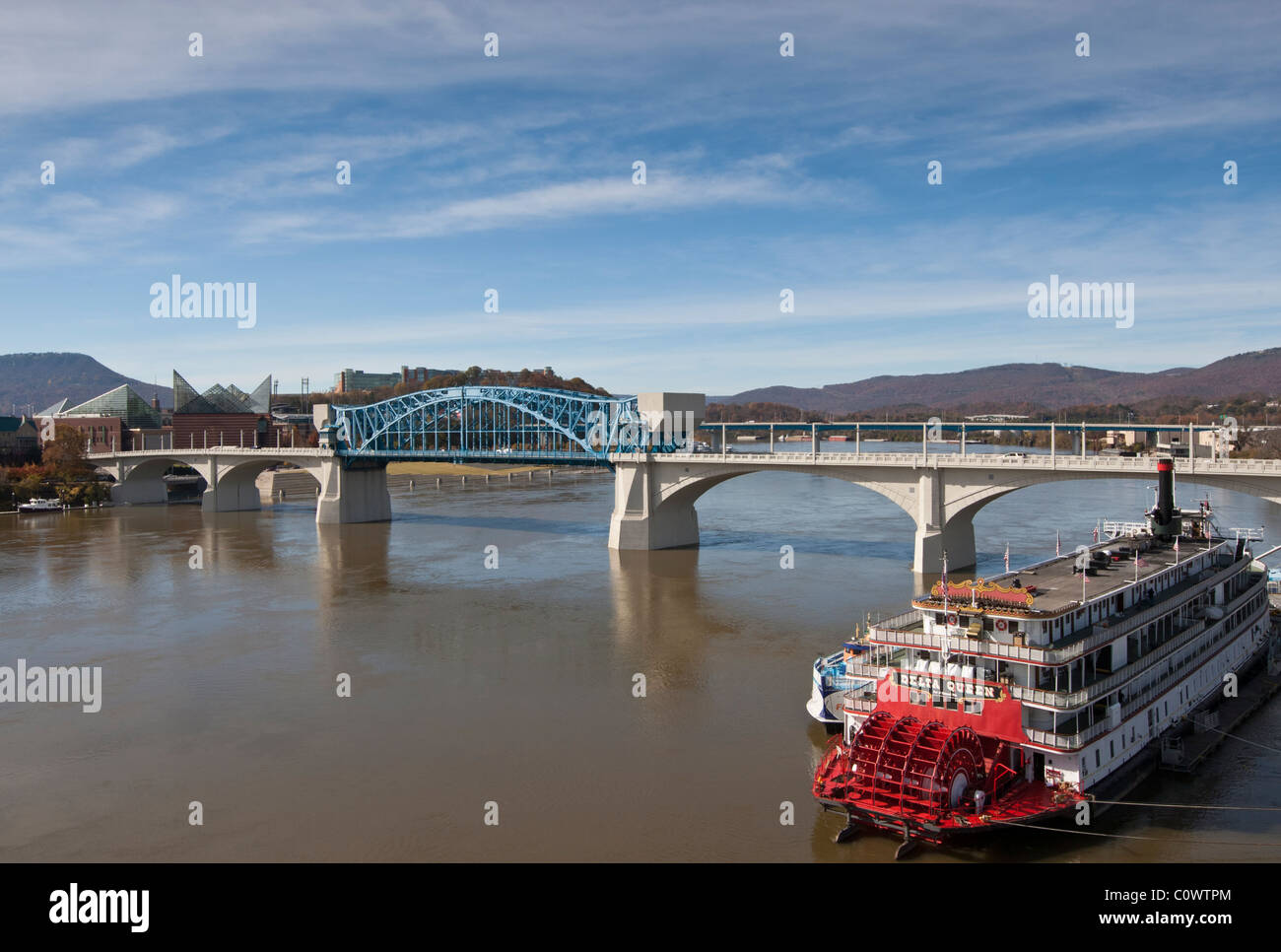 The John Ross Bridge aka Market Street Bridge Chattanooga Tennessee ...