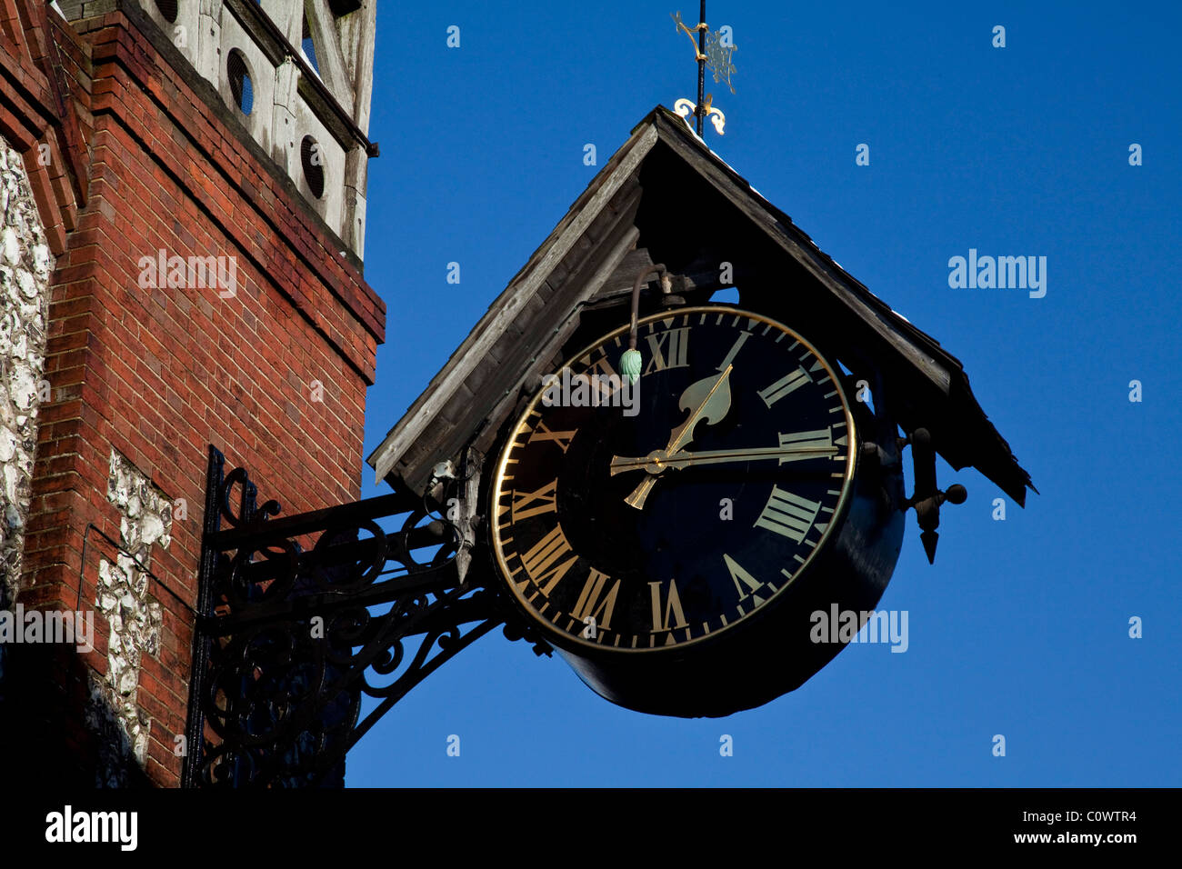 The Town Clock, Lewes, Sussex, England Stock Photo - Alamy