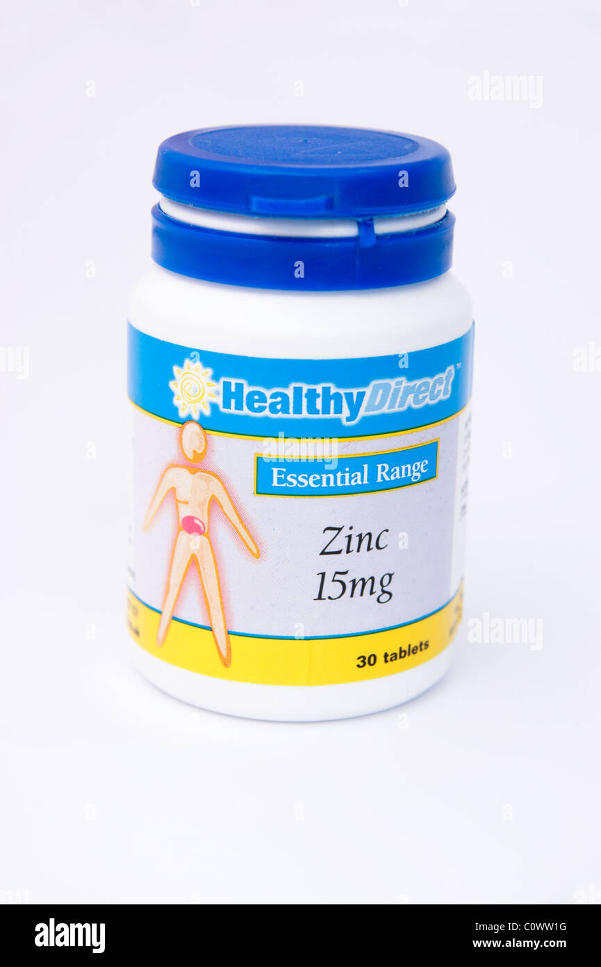 Zinc tablets hi-res stock photography and images - Alamy