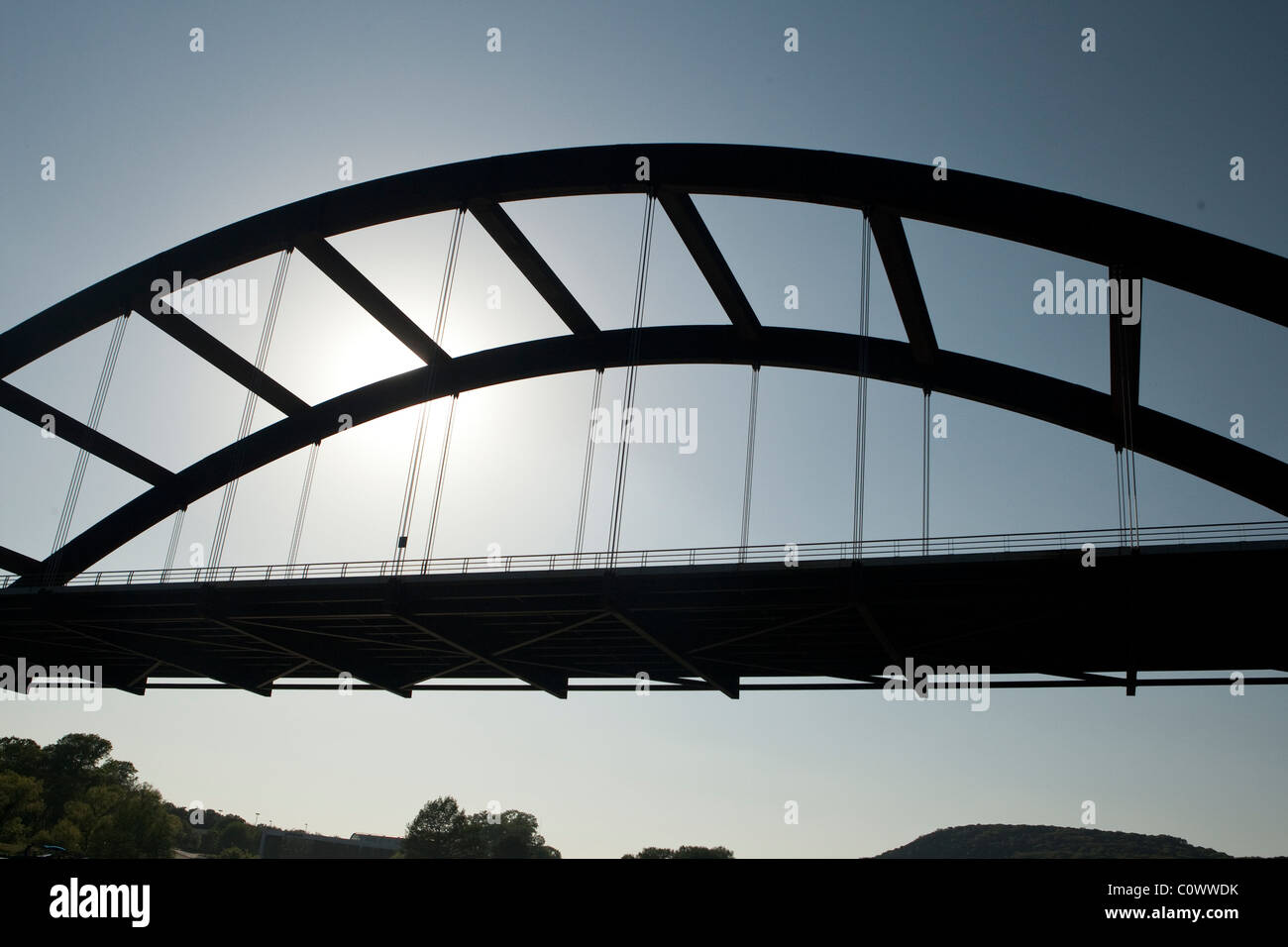 Austin Texas USA, 2003: Pennybacker Bridge (also called Loop 360 Bridge ...
