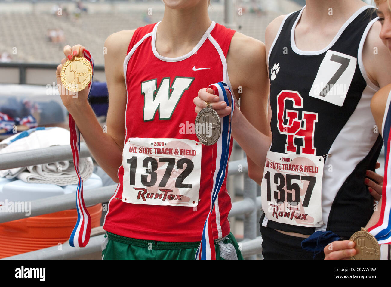 Silver gold bronze sports medals hi-res stock photography and images ...