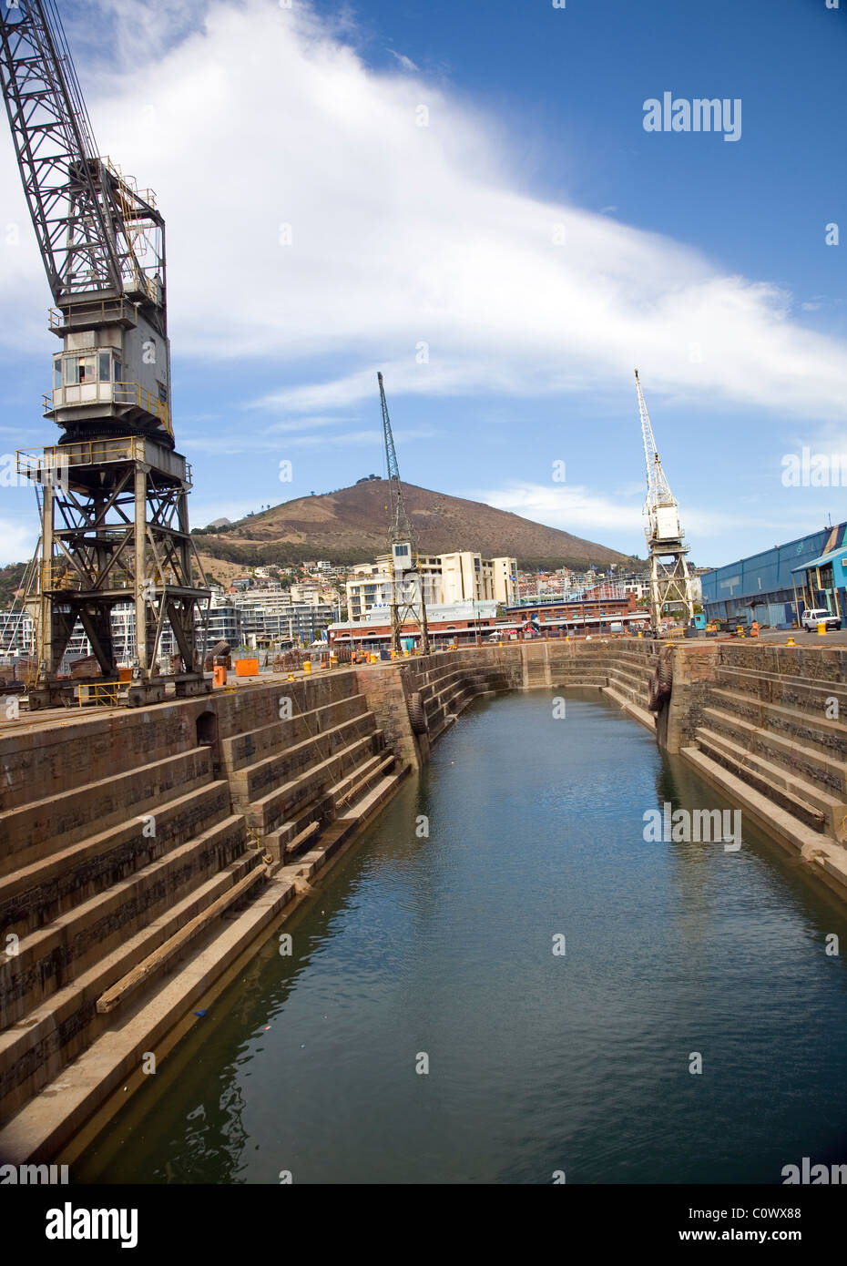 Victoria Basin Shipyard at V&A Waterfront - Cape Town Stock Photo - Alamy