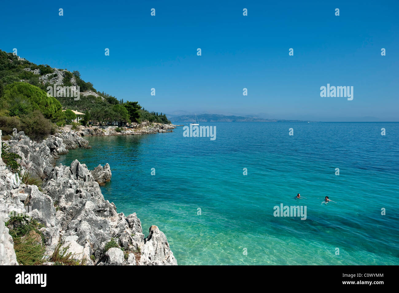 Nissaki, Corfu, Greece Stock Photo - Alamy