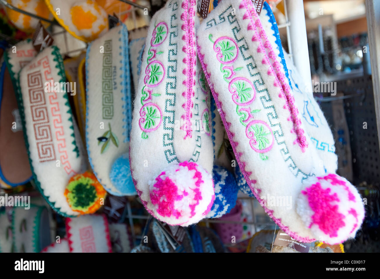 Traditional greek slippers hi-res stock photography and images - Alamy