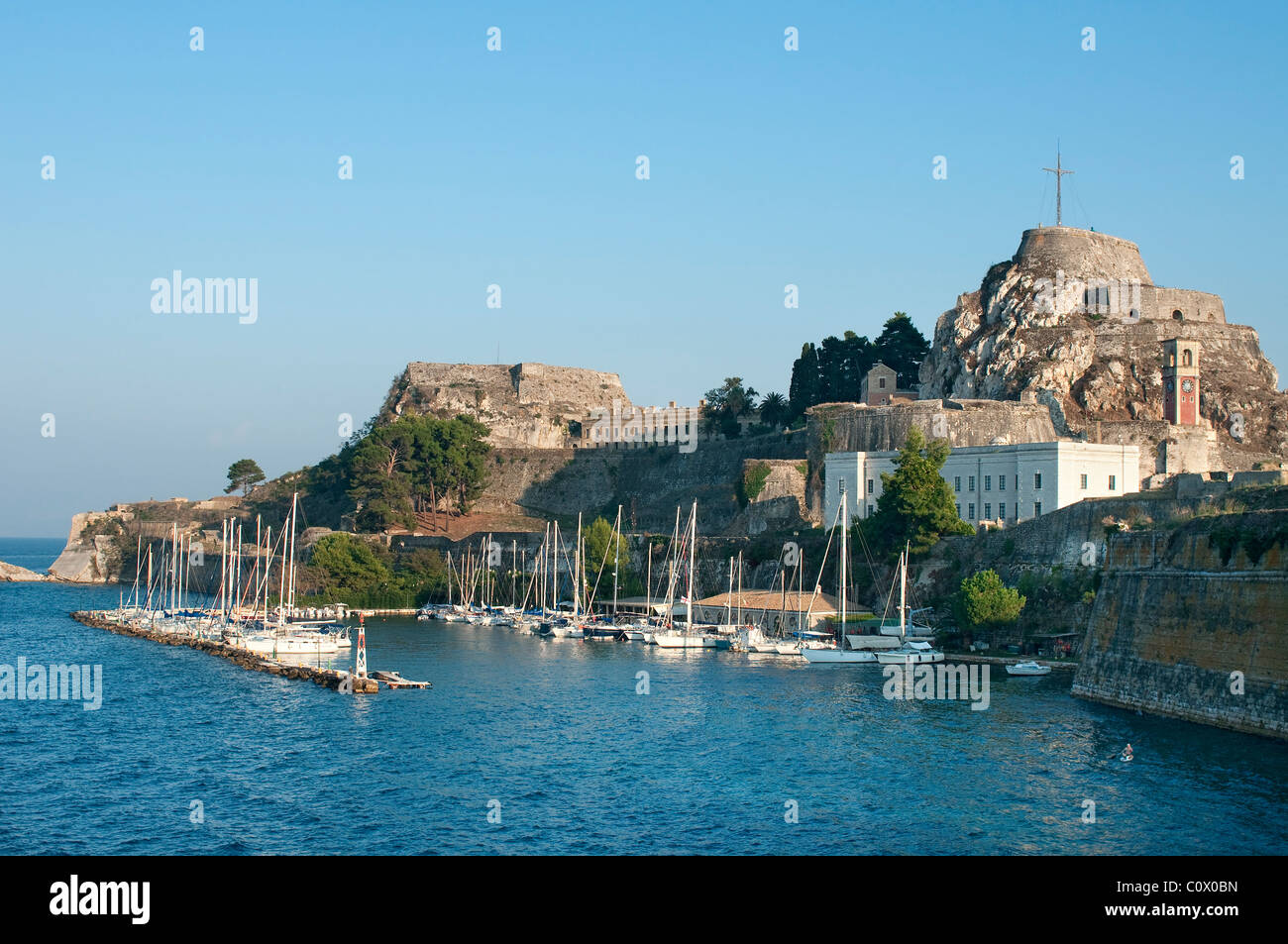 Venetian Fort, Corfu Town, Corfu, Greece Stock Photo - Alamy