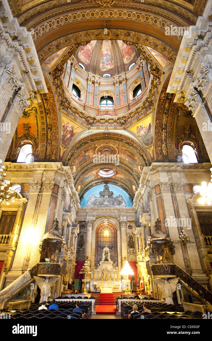 Candelaria Church or Igreja da Candelária, Rio de Janeiro, Brazil Stock ...