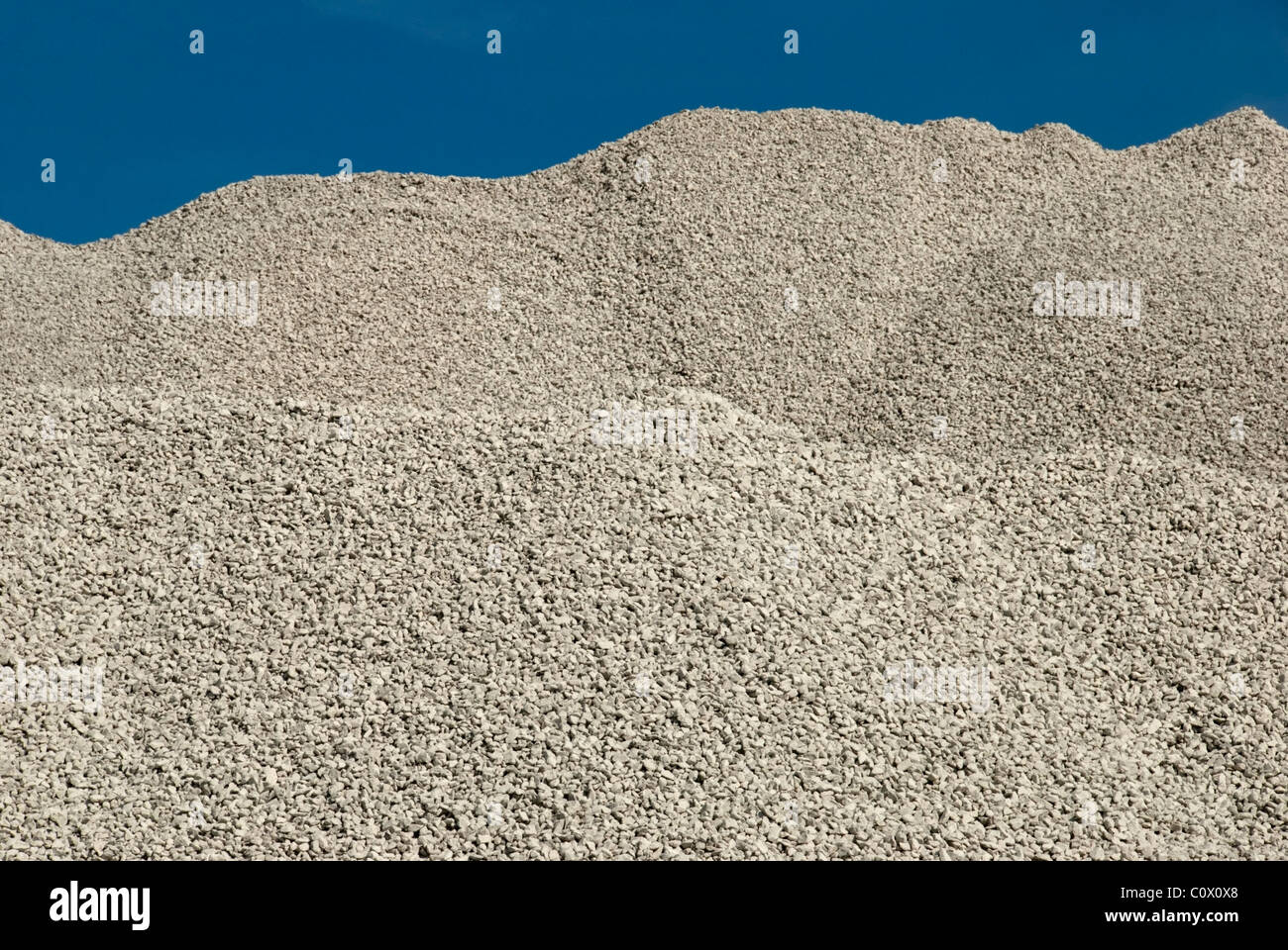 Limestone gravel at quarry on the island of Gotland, Sweden Stock Photo ...