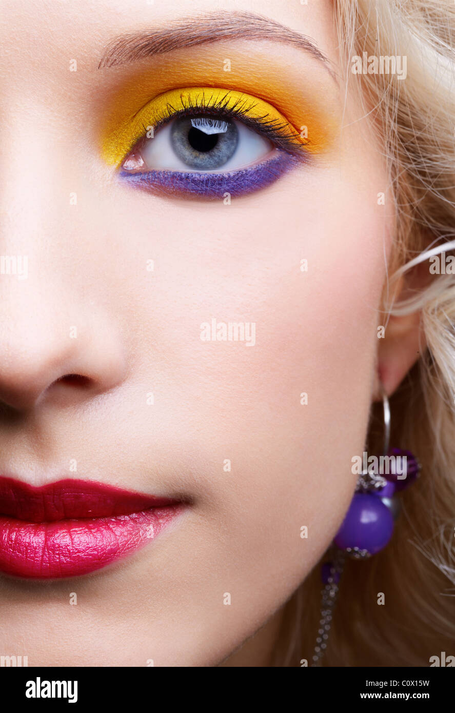 Eye zone makeup hi-res stock photography and images - Alamy