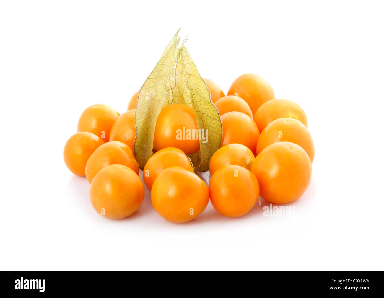 Raw cape gooseberry ground Cut Out Stock Images & Pictures - Alamy