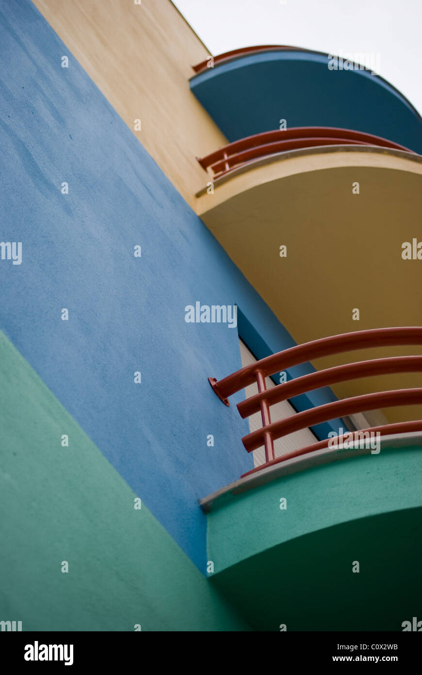 Bright colored building hi-res stock photography and images - Alamy