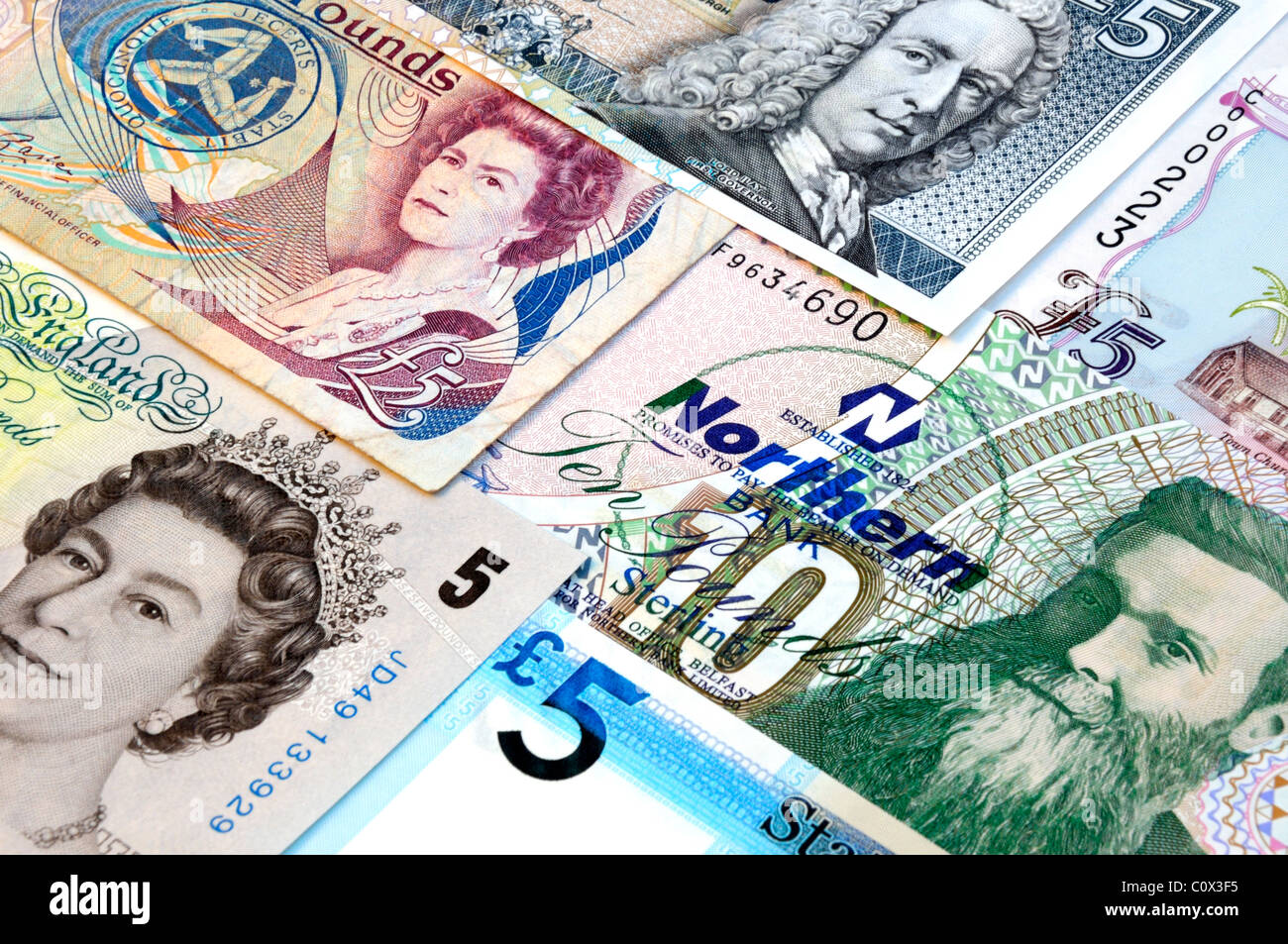 United Kingdom Bank Notes Stock Photo - Alamy