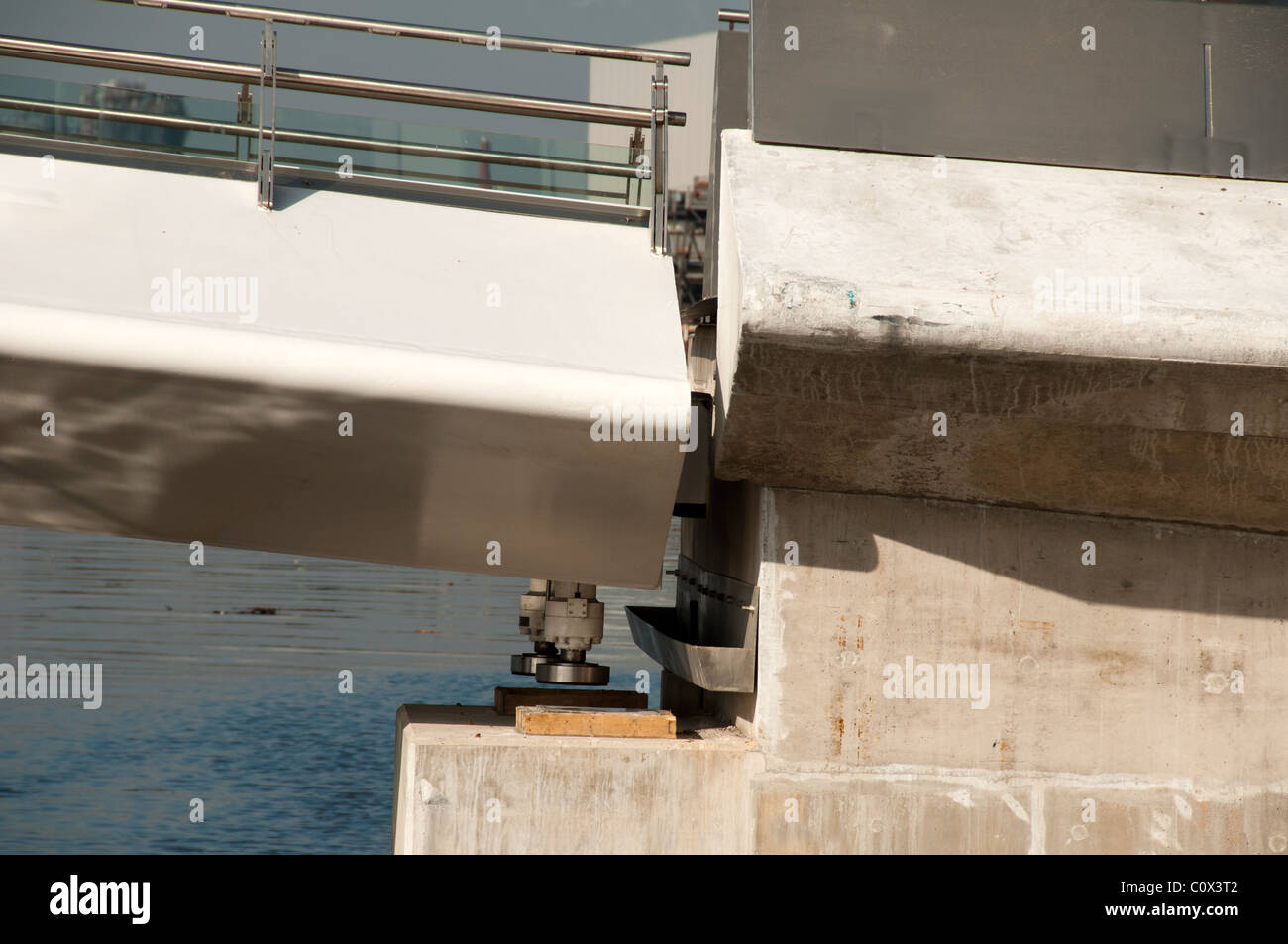 Cable stayed swing bridge hi-res stock photography and images - Alamy