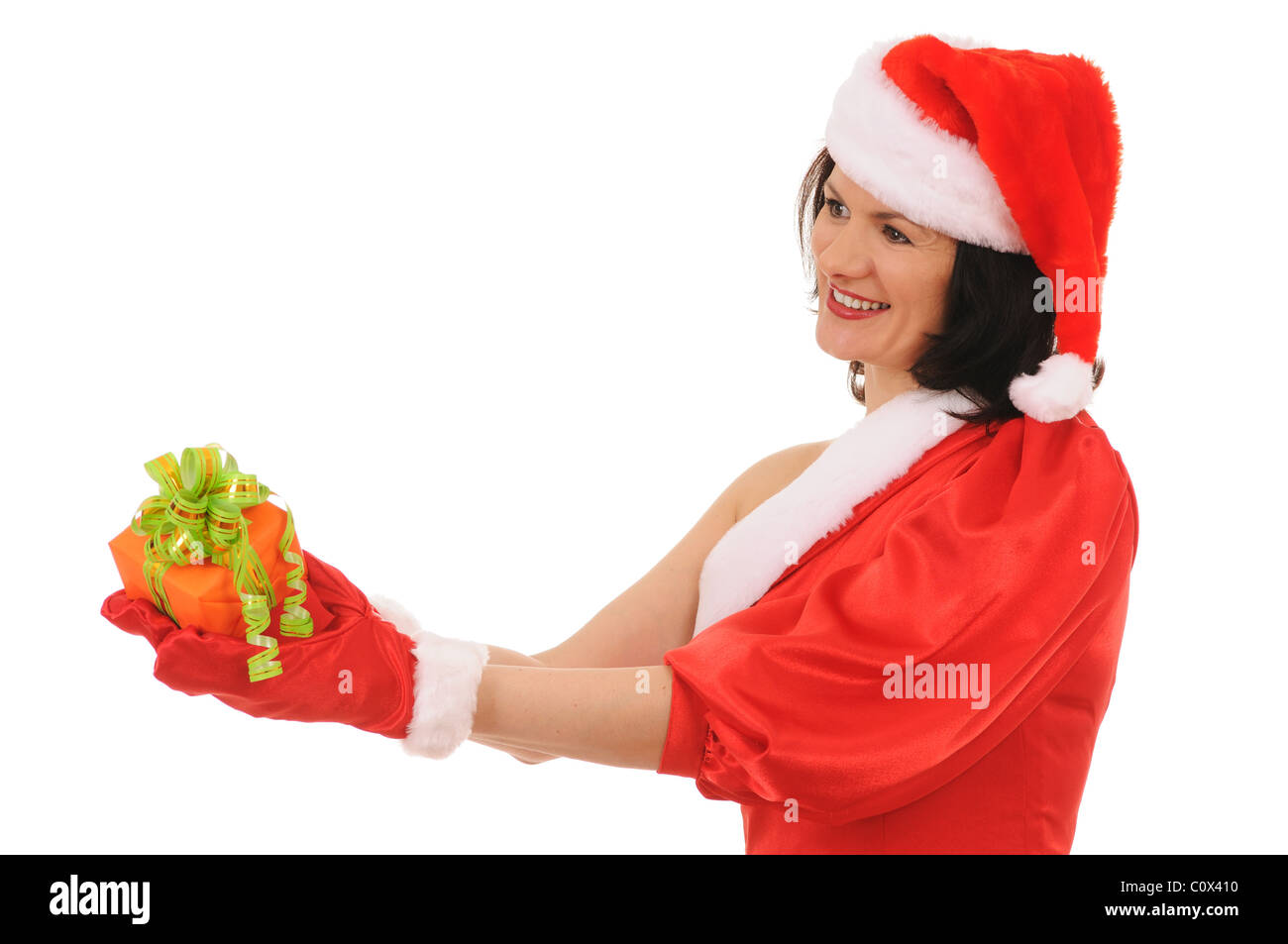 woman santa Stock Photo - Alamy