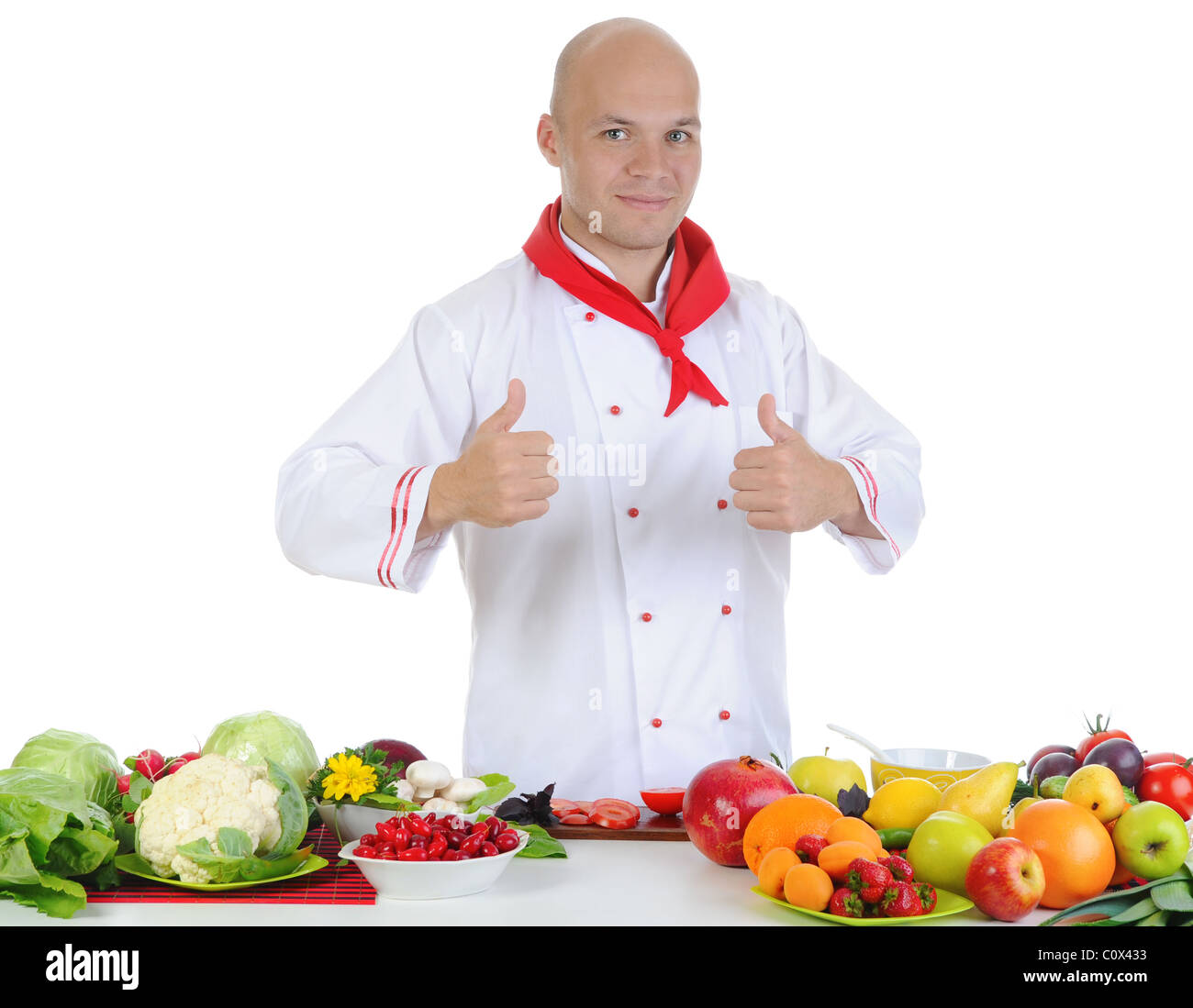 Chef at restaurant Stock Photo - Alamy