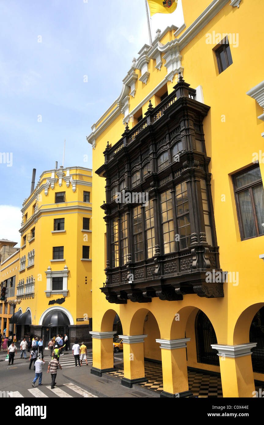 Colonial Buildings Lima Peru High Resolution Stock Photography and ...