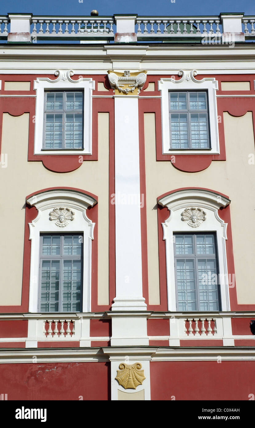 windows of baroque castle in Kadriorg, Tallinn, Estonia Stock Photo - Alamy