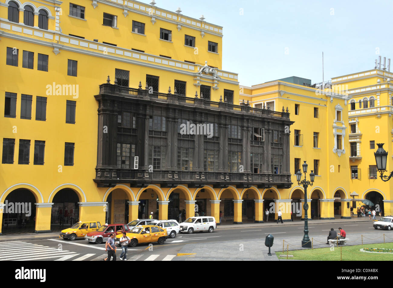 Colonial buildings lima peru hi-res stock photography and images - Alamy