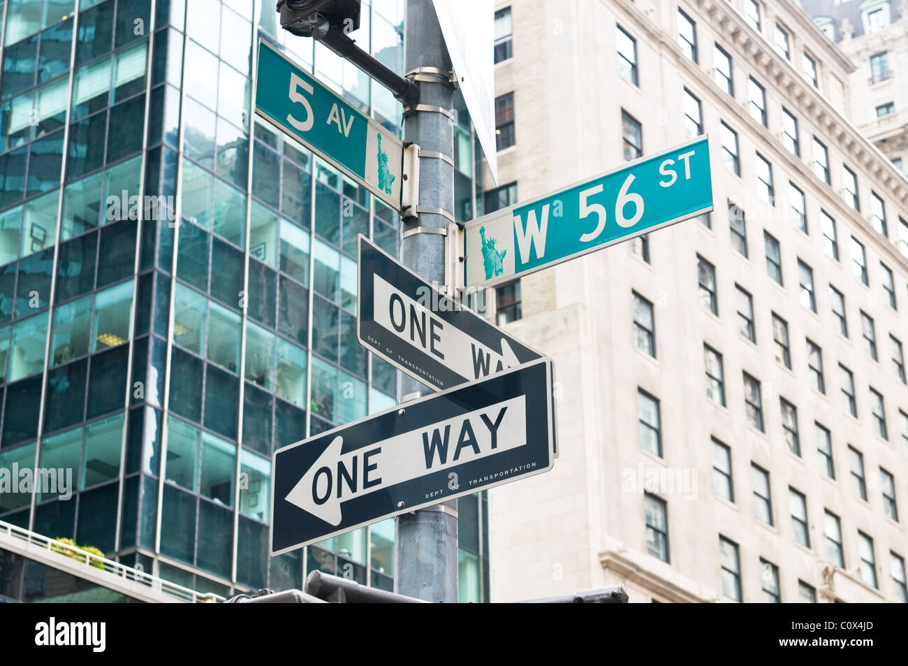 Stop sign ahead usa yellow warning hi-res stock photography and images ...