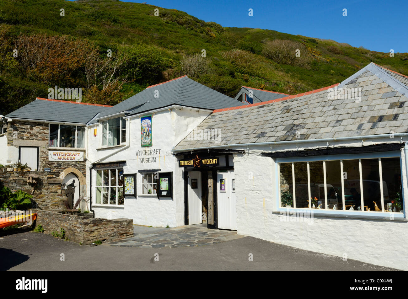 The Museum of Witchcraft at Boscastle in North Devon, England Stock ...
