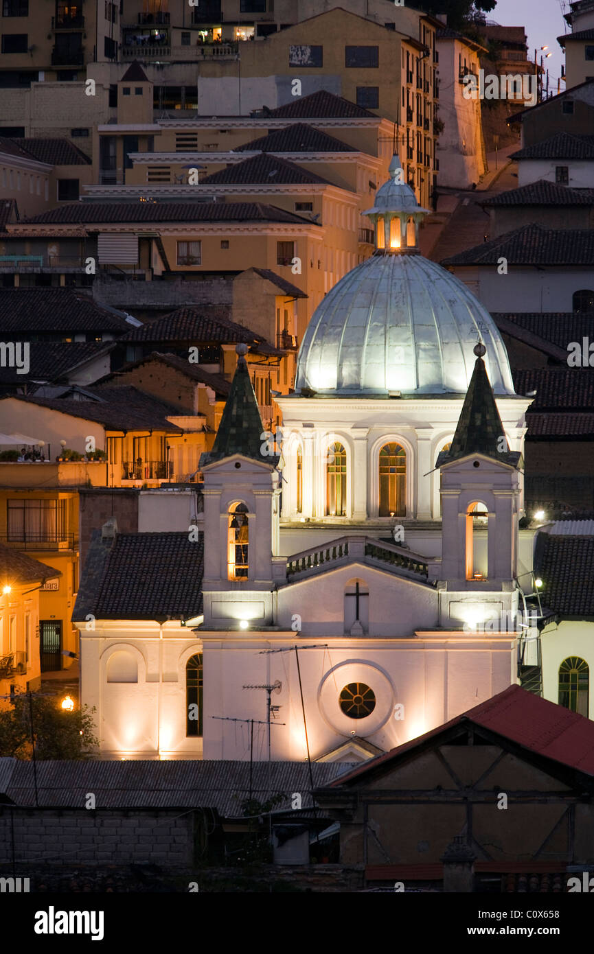 Old Town at Night - Quito, Ecuador Stock Photo - Alamy