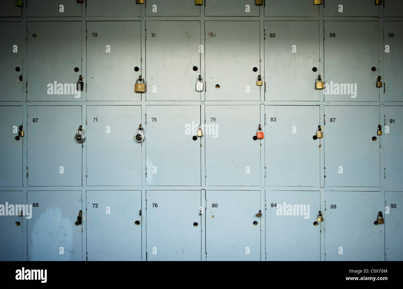 Old fashioned lockers hi-res stock photography and images - Alamy