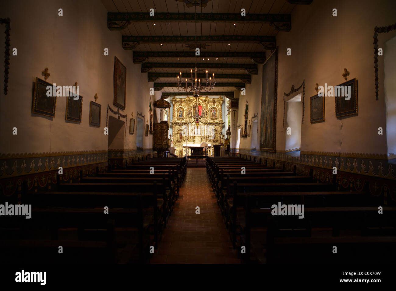 Serra Chapel, Mission San Juan Capistrano, California Stock Photo - Alamy